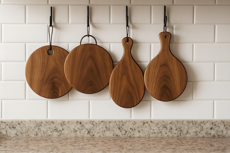 36 Cutting Board SVG DXF Bundle – Round & Handle Boards for Laser Cut ...