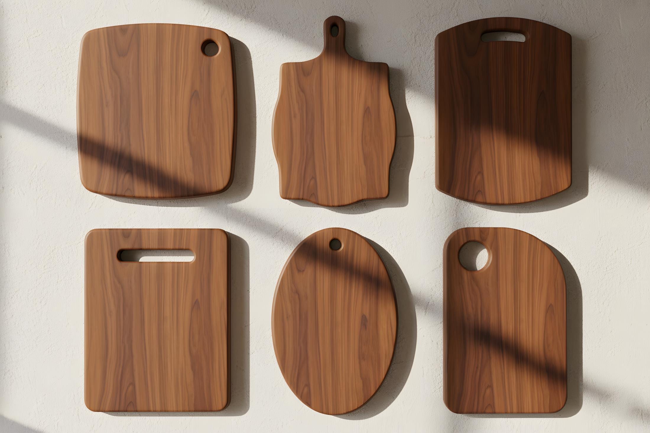36 Cutting Board SVG DXF Bundle – Round & Handle Boards for Laser Cut ...
