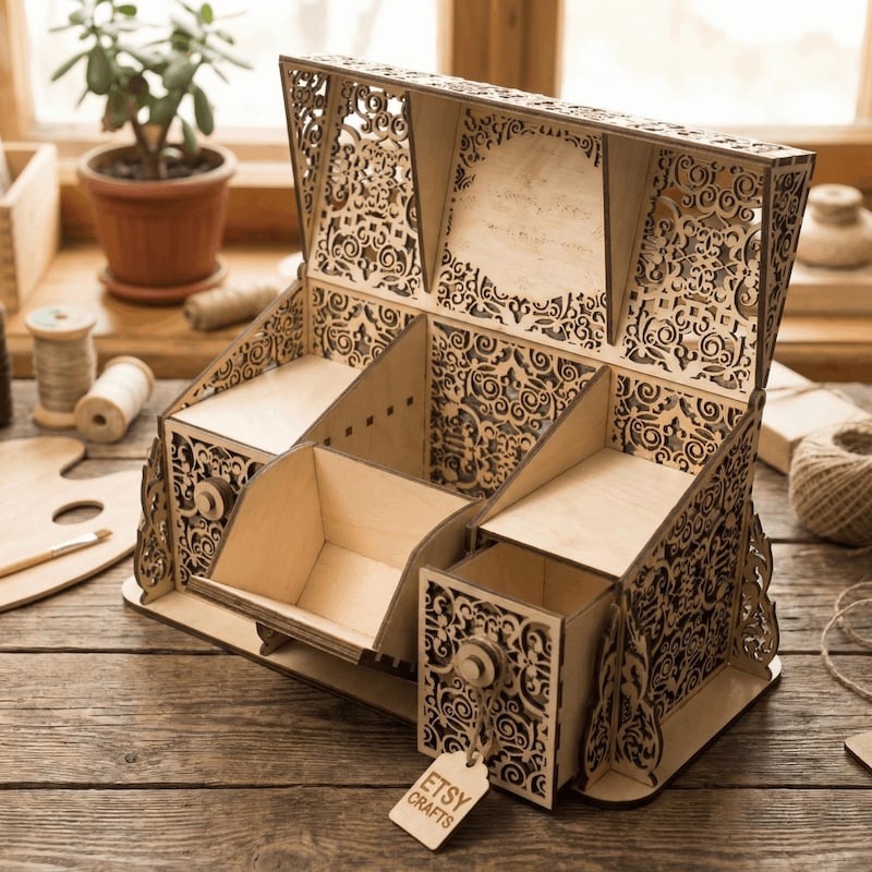 Plywood Craft Jewelry - Etsy