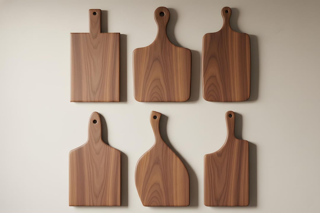 36 Cutting Board SVG DXF Bundle – Round & Handle Boards for Laser Cut ...