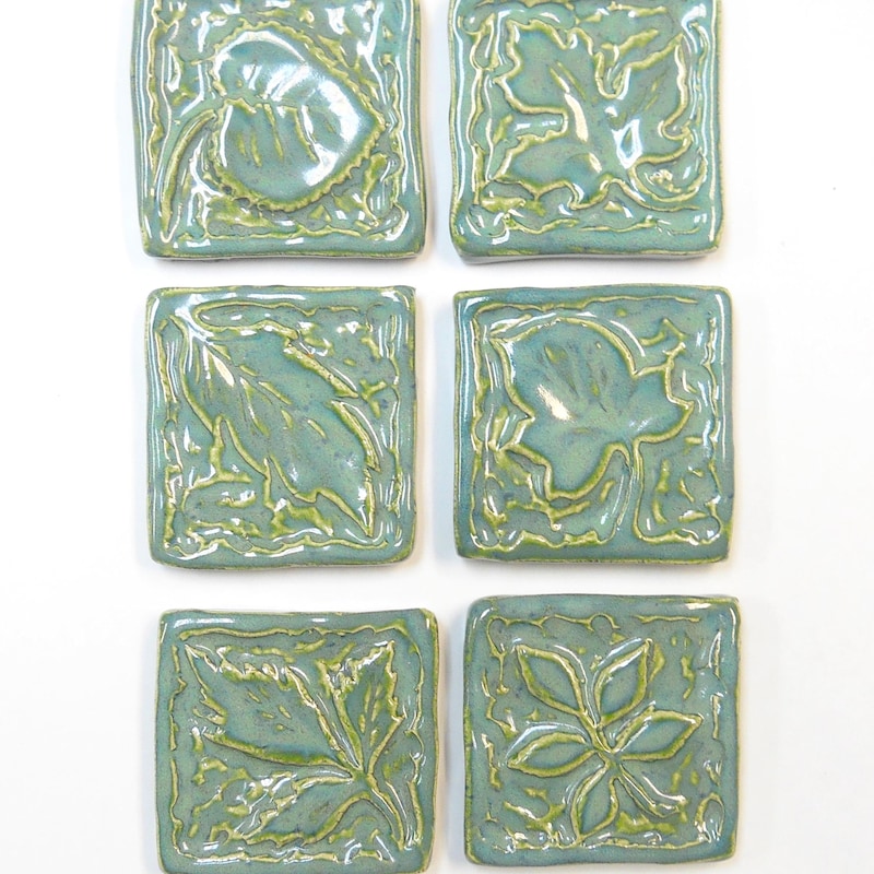 Leaf Tiles - Etsy