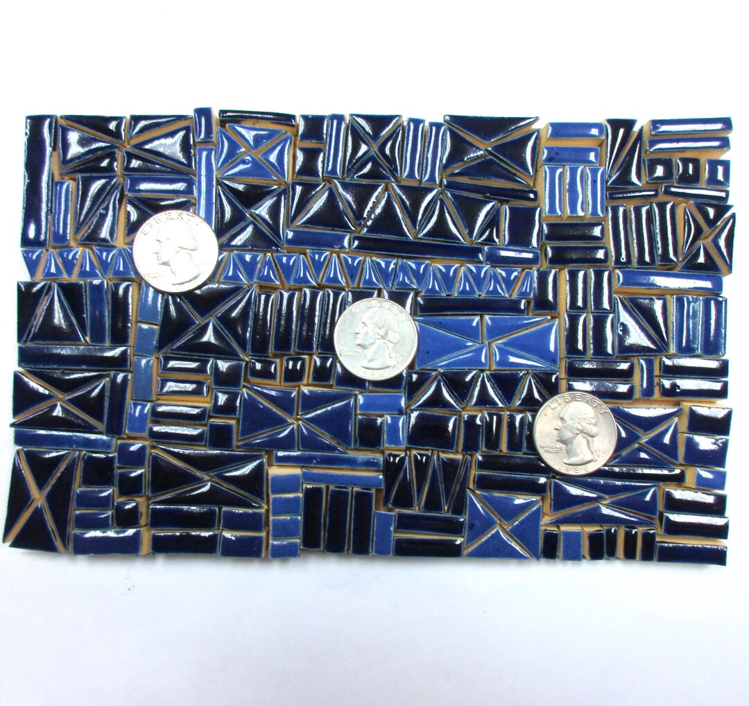 255+ Mosaic Tiles, Small Ceramic Craft Tiles, Detailing Tiles: Shapes ...