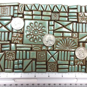 160+ Rustic Mosaic Tiles, Handmade Ceramic Craft Tiles, Assorted Shapes ...