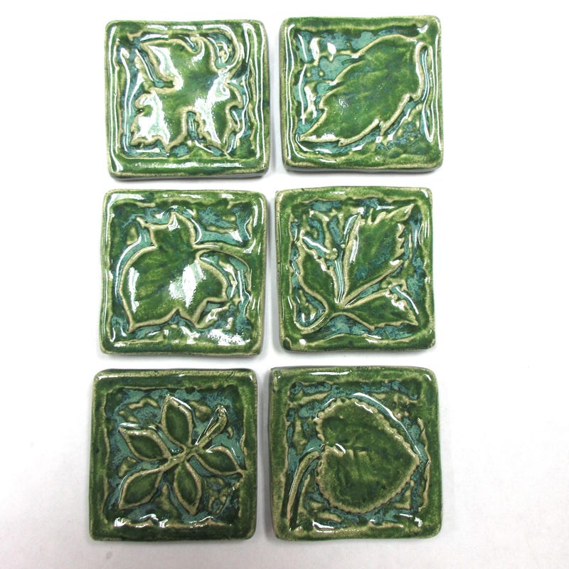 Leaf Tiles - Etsy