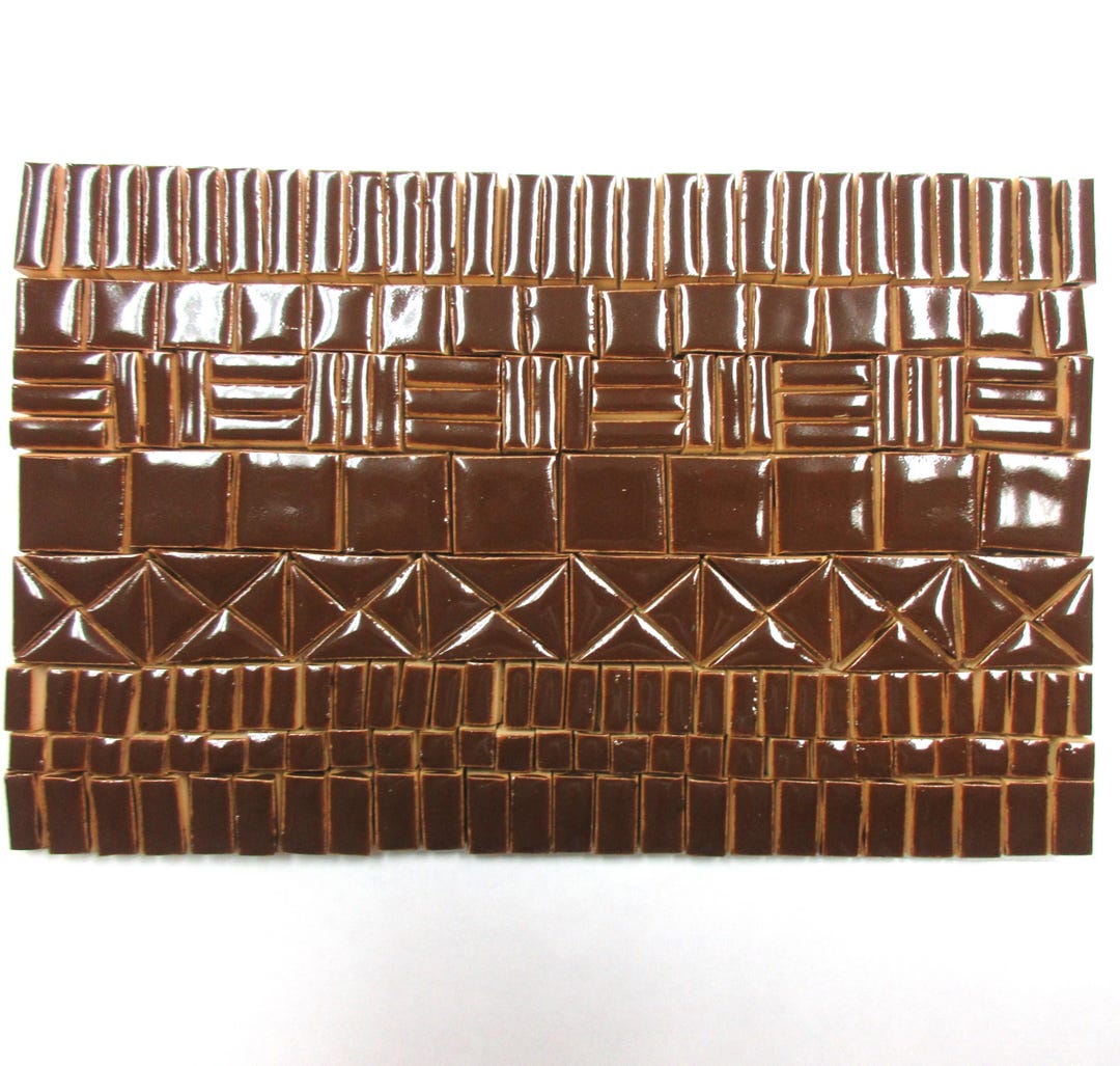 200+ Mosaic Tiles, Handmade Ceramic Craft Tiles, Stoneware Mosaic Tiles ...