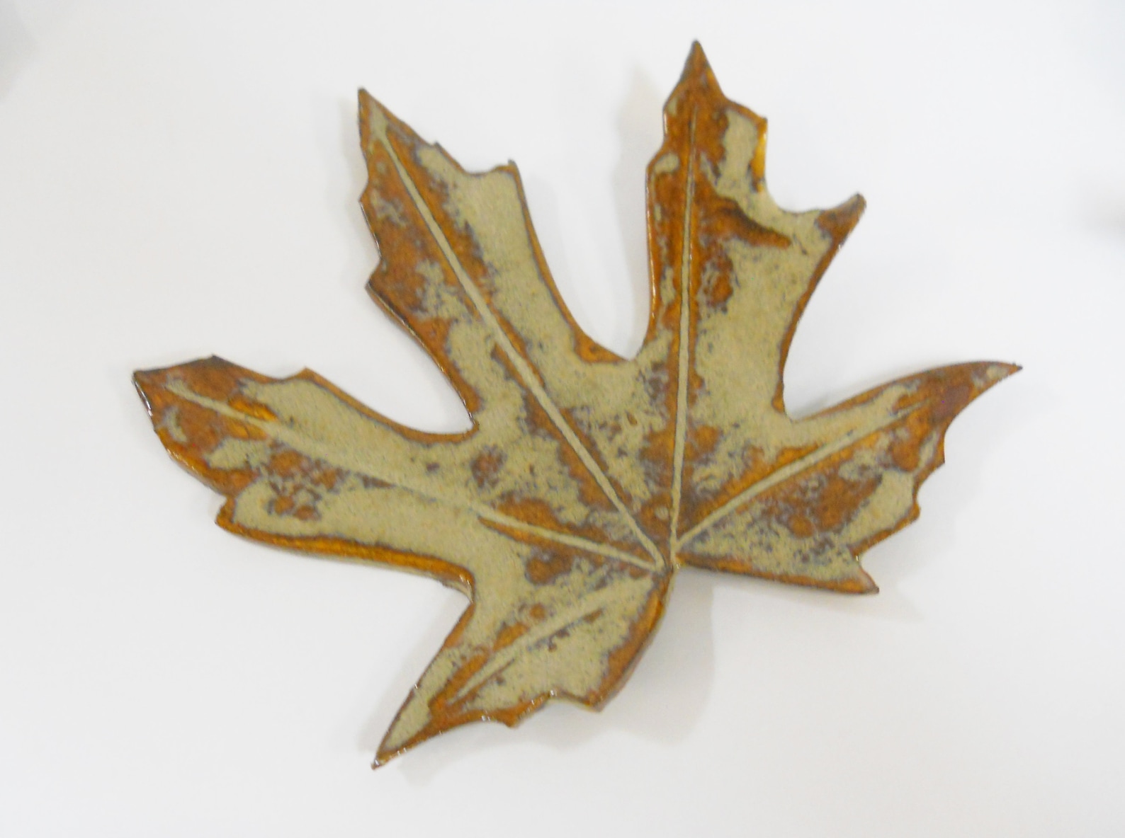 Maple Leaf Handmade Decorative Ceramic Tiles Set of 5 - Etsy