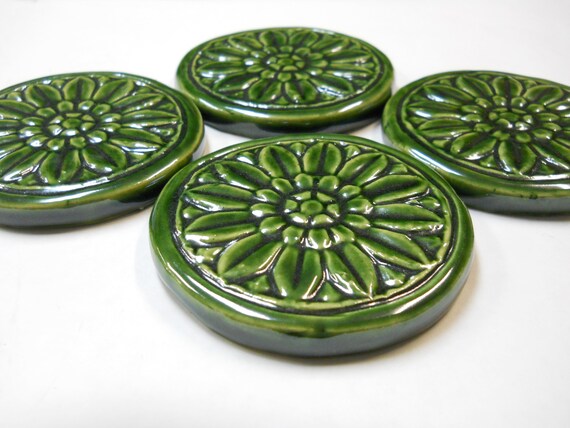 Sculpting & Forming Craft Supplies & Tools Round Ceramic Tiles Holly ...