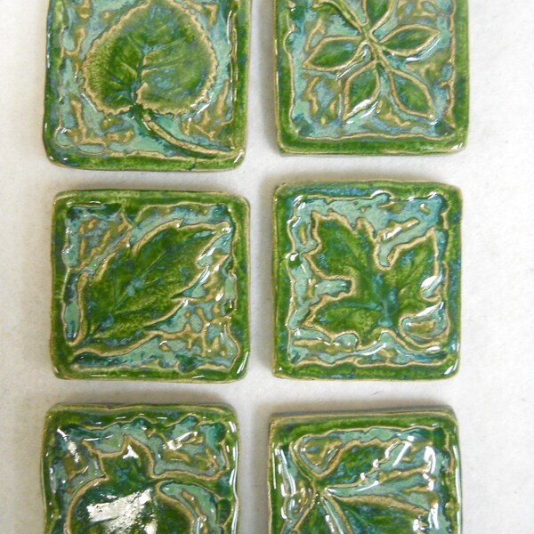 Leaf Tiles - Etsy