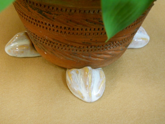 Ceramic Pot Feet set of 4 / Handmade Ceramic | Etsy