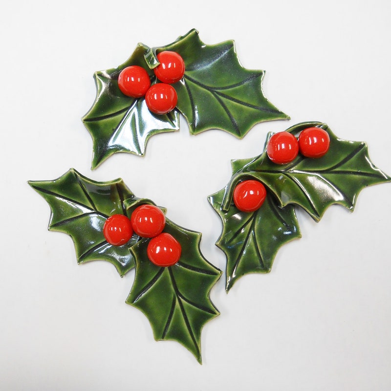 Lenox Holly Ornaments - Etsy