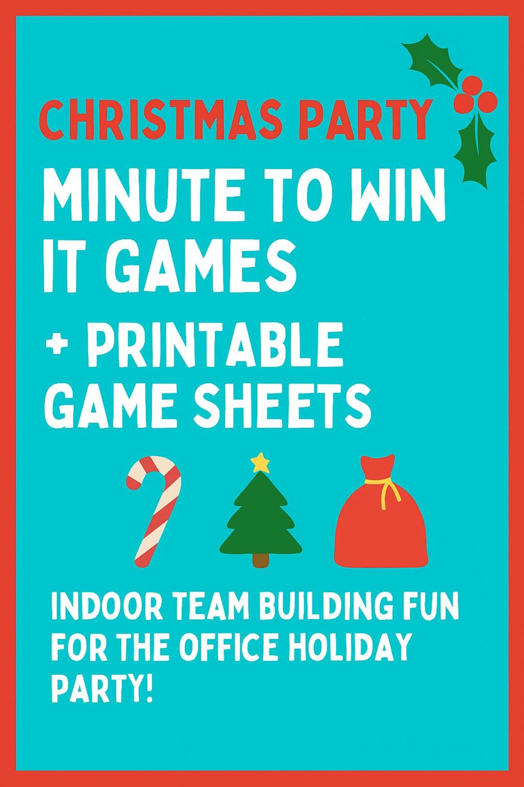 Christmas Party Games - Minute to Win It Style - Etsy