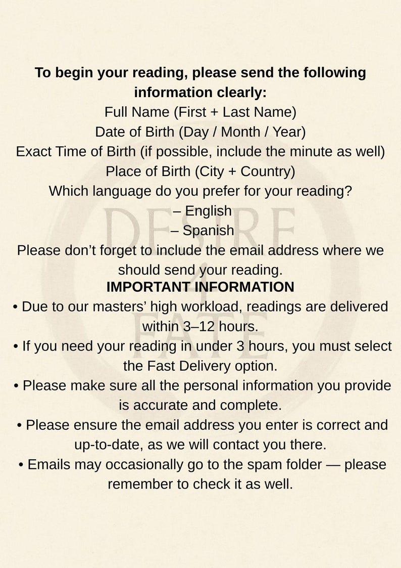 Deep Natal Chart Reading Personality, Destiny, Love and Career Insights ...