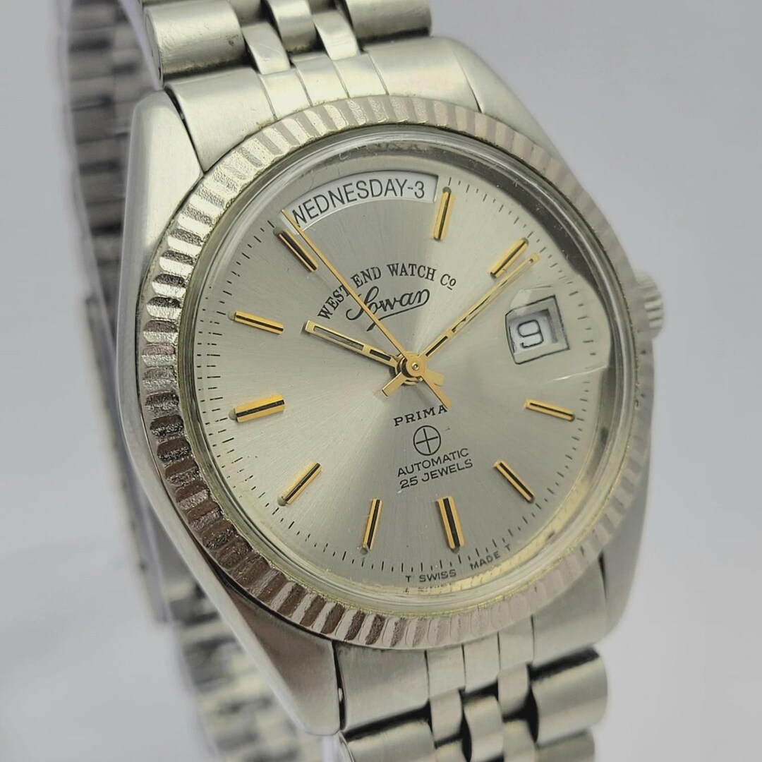 West End Watch Co Sowar Prima President Automatic Vintage Men’s Watch ...
