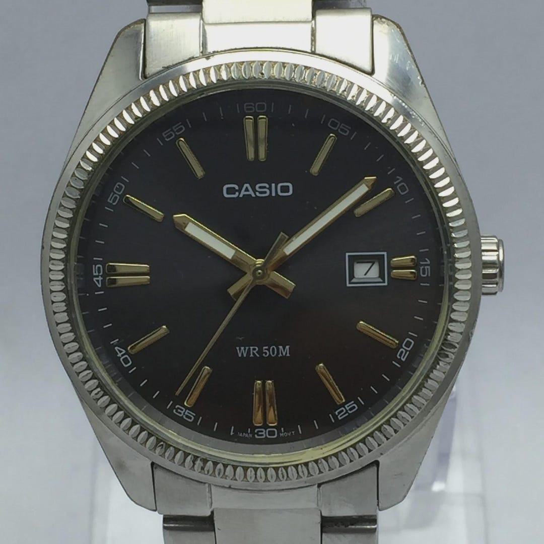 Casio MTP-1302 Blue Dial Module 2784 Quartz Men’s Watch - Etsy