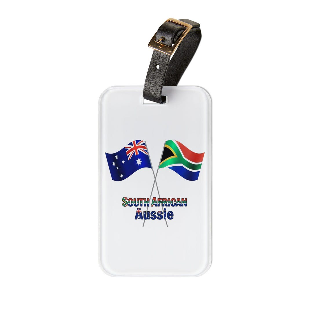 South African Aussie Luggage Tag | Australia & South Africa Flag Travel ...