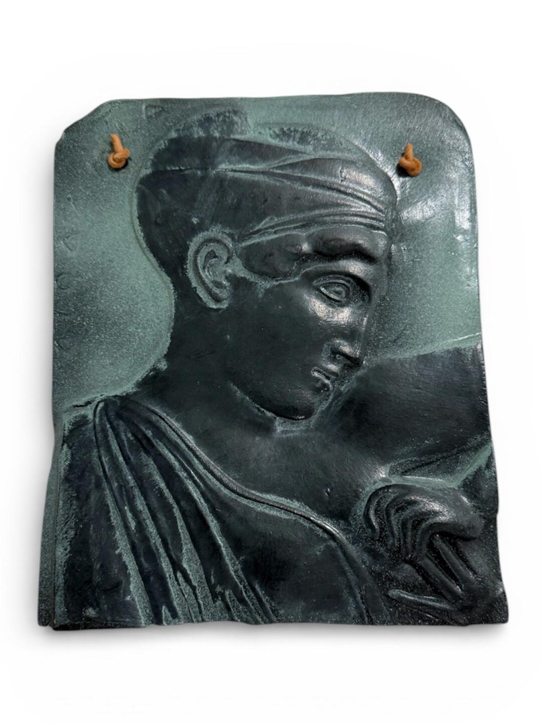 Vintage Deidameia Wall Relief Plaque, Temple of Zeus, Greek Verdigris ...