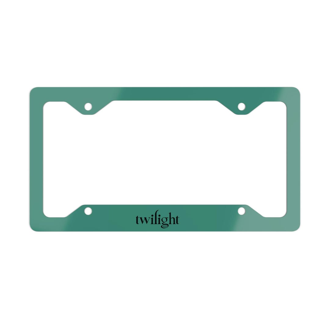 Twilight Saga License Plate Frame | Metal Car Tag Frame - Etsy