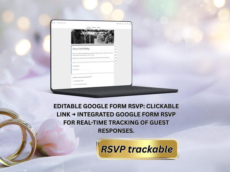 Digital Wedding Invitation Template | Editable Modern Canva Design With ...