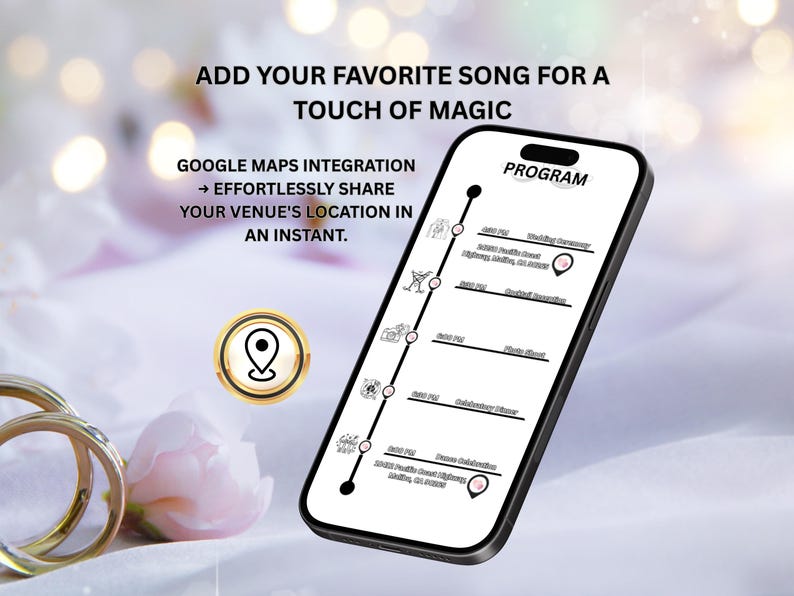 Digital Wedding Invitation Template | Editable Modern Canva Design With ...