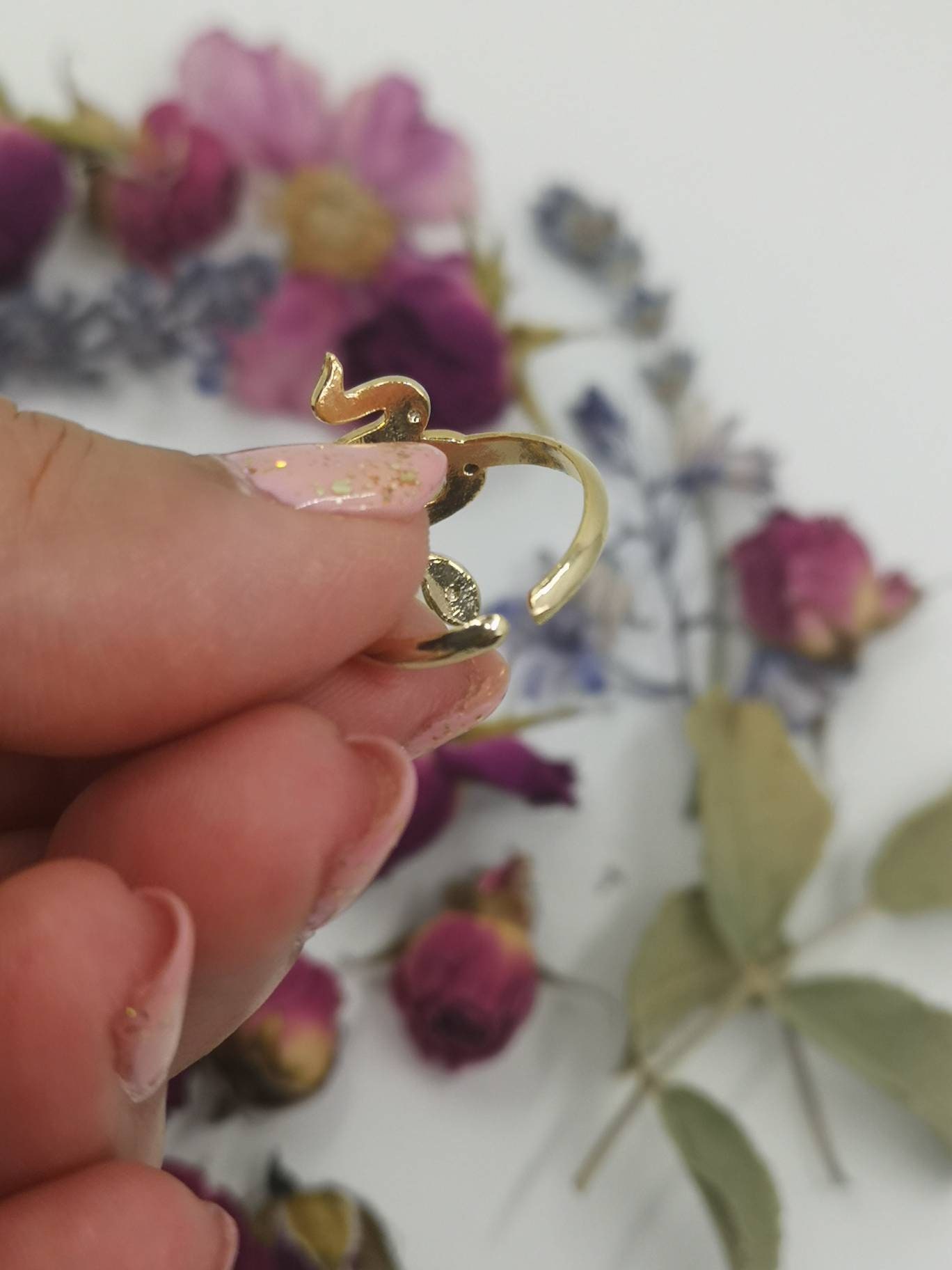 Kundalini Rising Ring, Snake Ring, Gold Snake Ring, Adjustable Gold ...