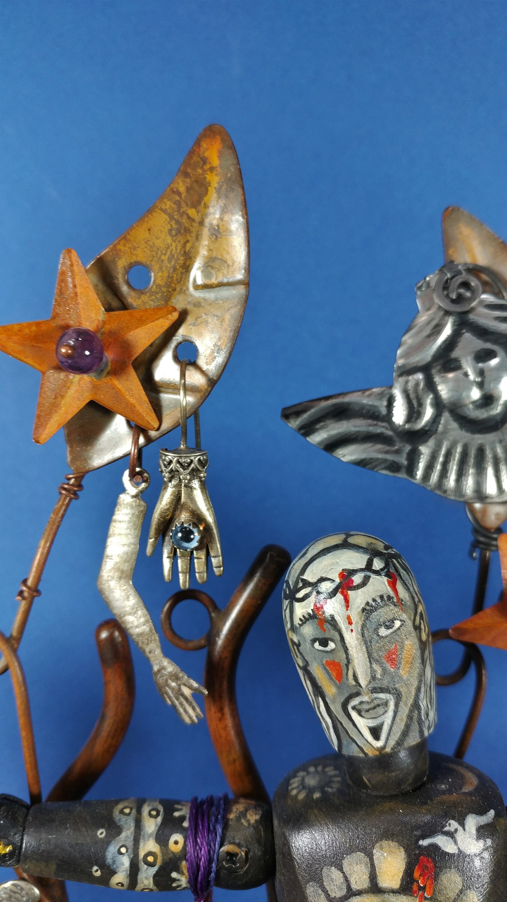 Shrine to the Lord of Milagros Original Ornament Tree Assemblage Senor ...