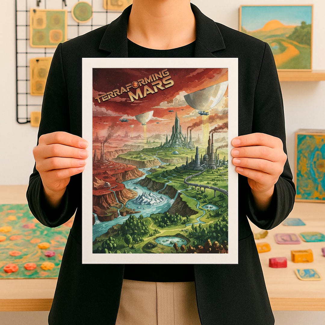 Terraforming Mars Poster – Board Game Wall Art – Digital Printable ...