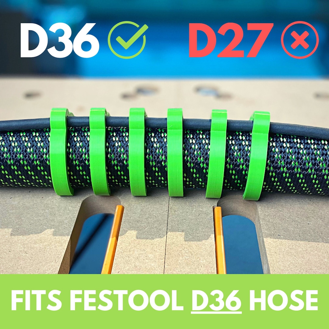 Hose Clips for Festool Antistatic D36mm Hose 6pack - Etsy