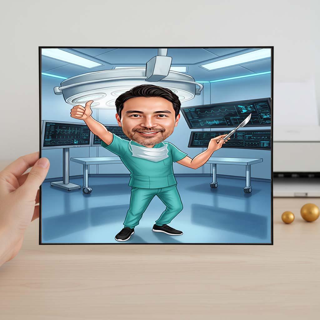Custom Doctor Caricature • Personalized Medical Portrait (digital) - Etsy