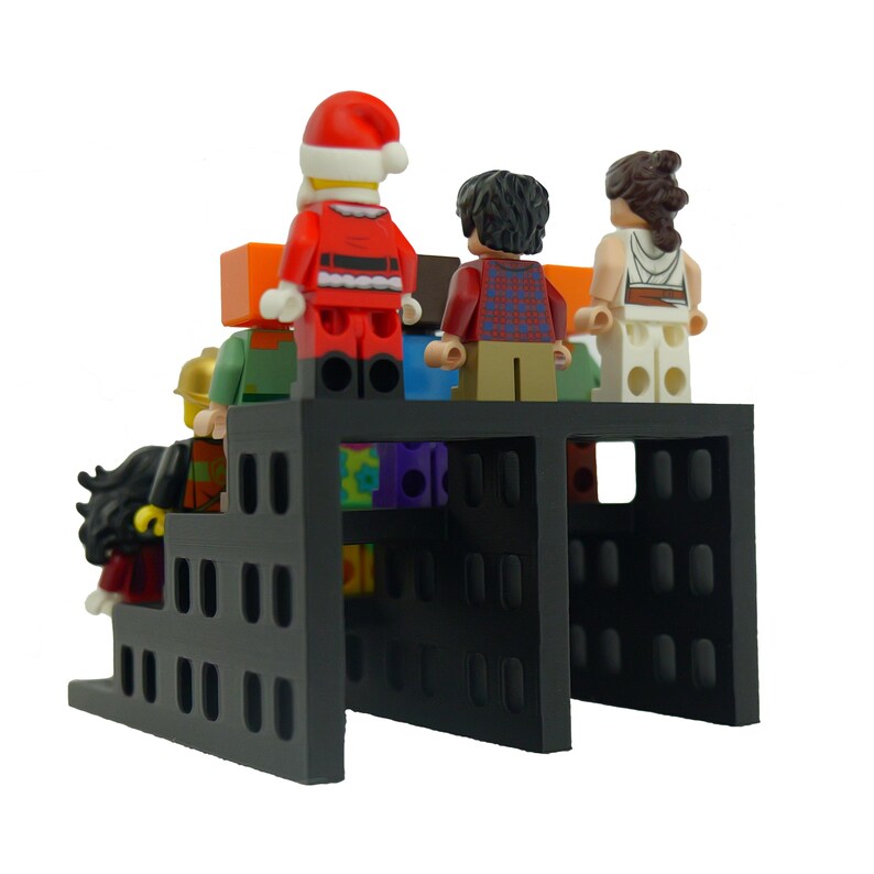 Tiered Display Stand for 12 LEGO Minifigures | Fits Full CMF Series | 4 ...