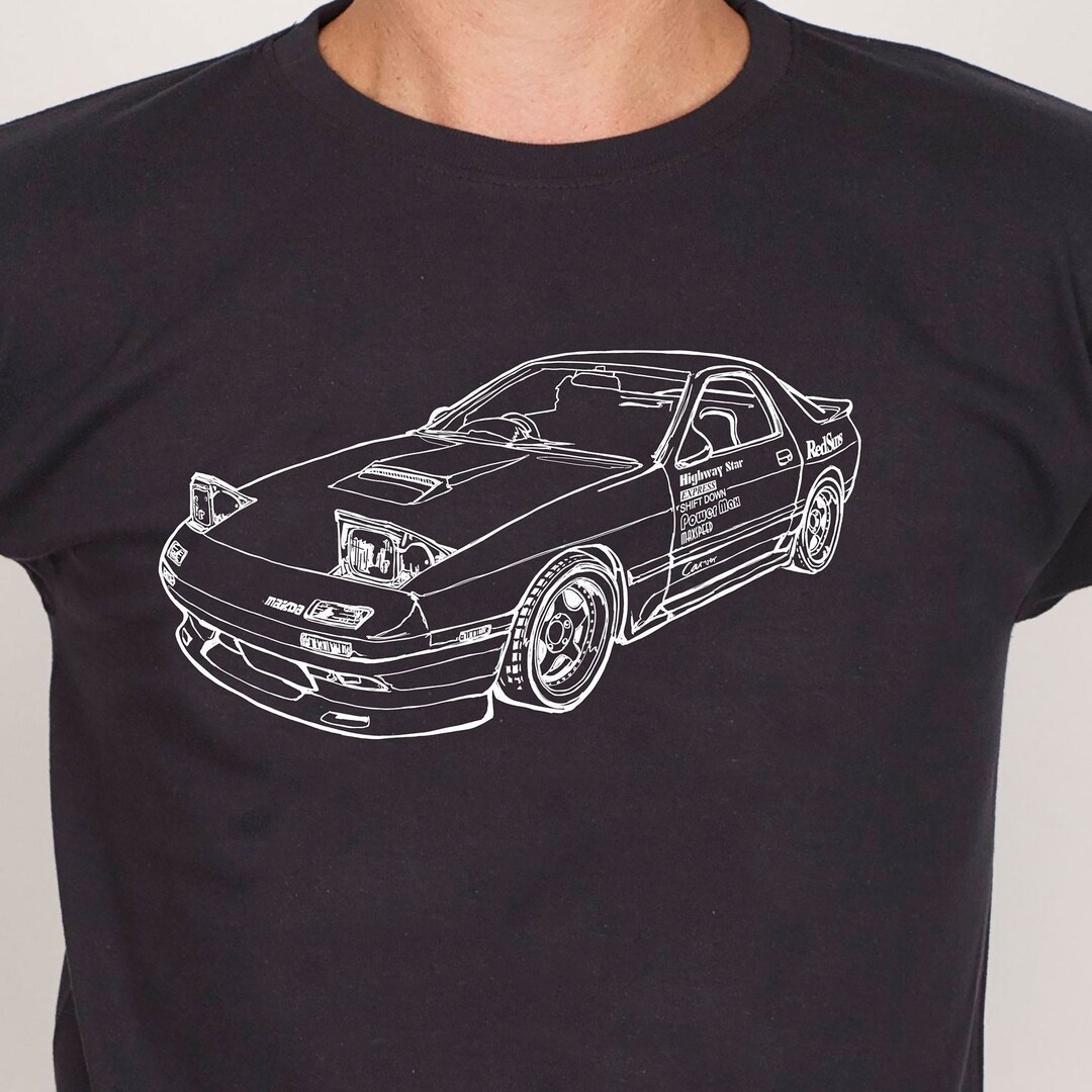 RX-7 FC / Initial D RX-7/ Red Suns Rx-7 - Etsy Australia