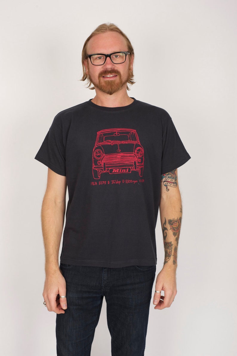 Mini Cooper S | Classic Mini | Cooper S |retro Car T-shirt | Hand ...