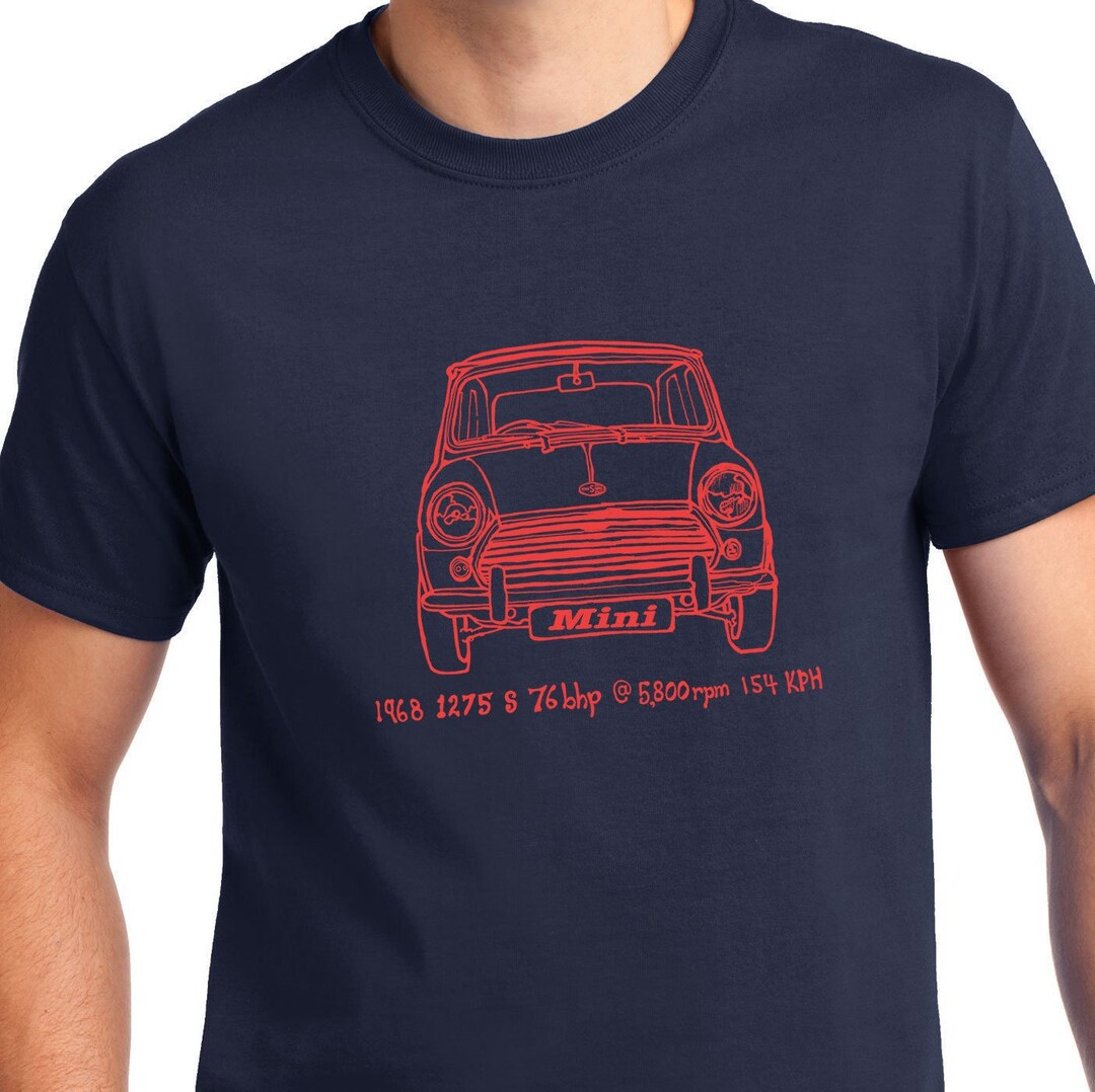 Mini Cooper S | Classic Mini | Cooper S |retro Car T-shirt | Hand ...