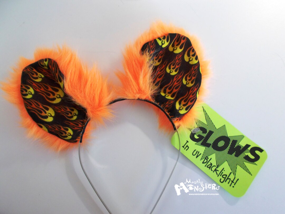 Fuzzy Monster Ears Headband Plushie Ears Animal Ears - Etsy