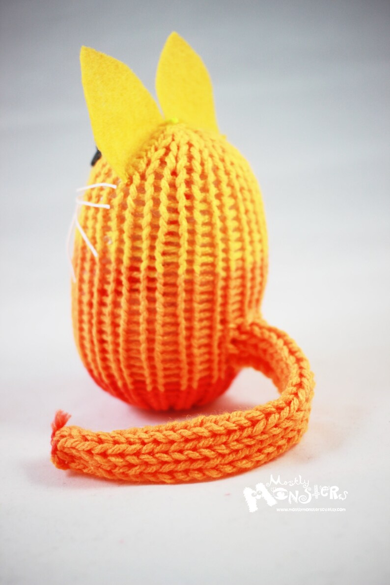 Knitty-kins Knit Kitty Toy Silly Cat Friends Knitty-kins | Etsy