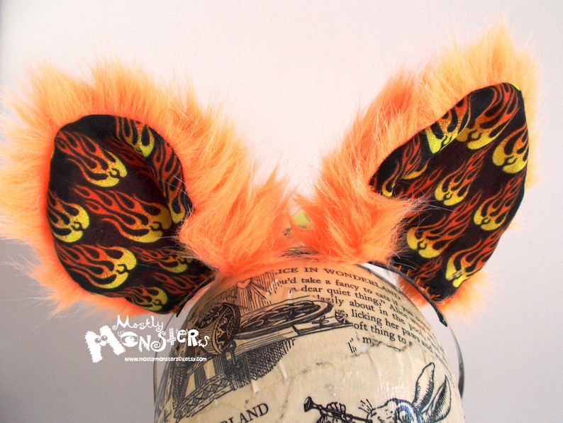 Fuzzy Monster Ears Headband Plushie Ears Animal Ears - Etsy