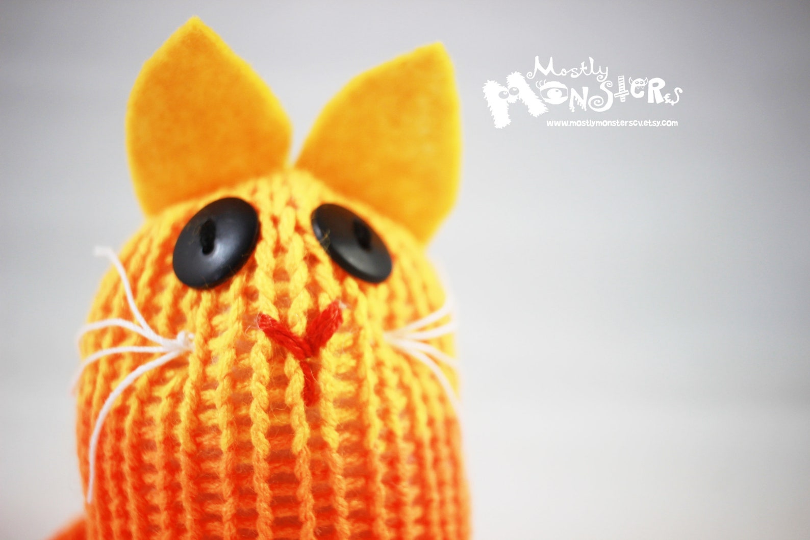 Knitty-kins knit kitty toy silly cat friends Knitty-kins | Etsy