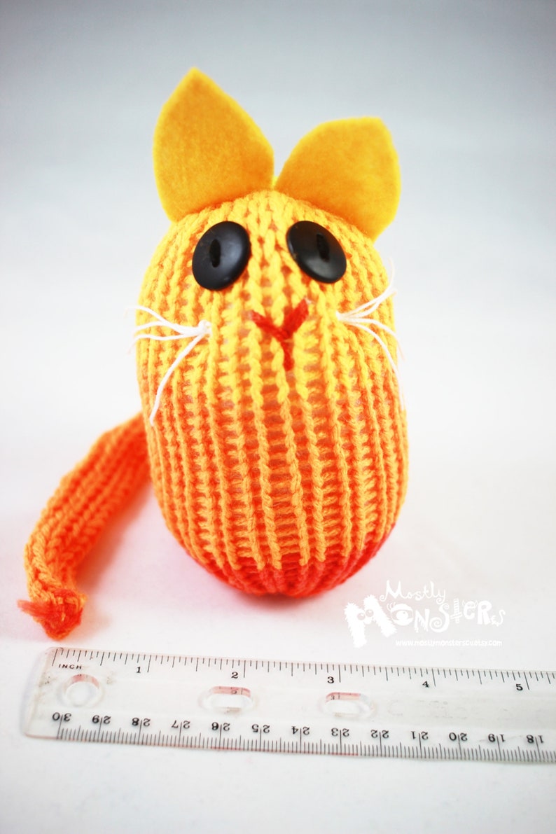 Knitty-kins Knit Kitty Toy Silly Cat Friends Knitty-kins | Etsy