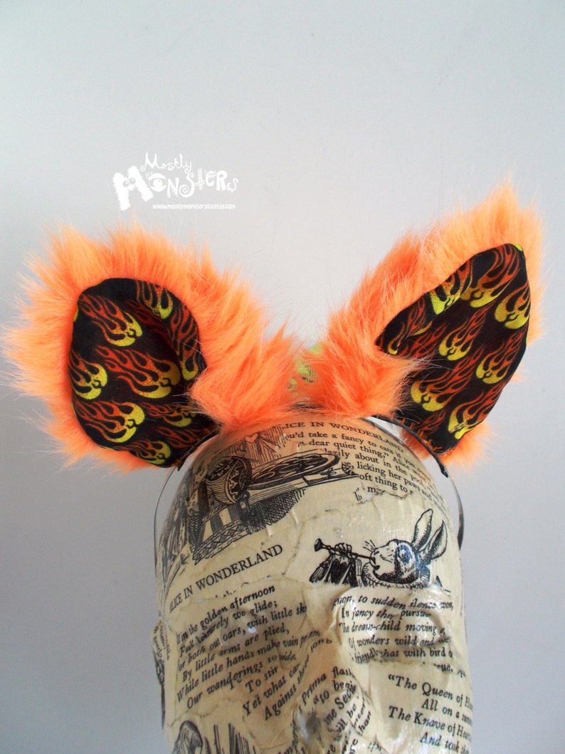 Fuzzy Monster Ears Headband Plushie Ears Animal Ears - Etsy