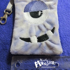 Your Choice of Monster Zipper Pouch: Embroidered Pouch; Coin Purse ...