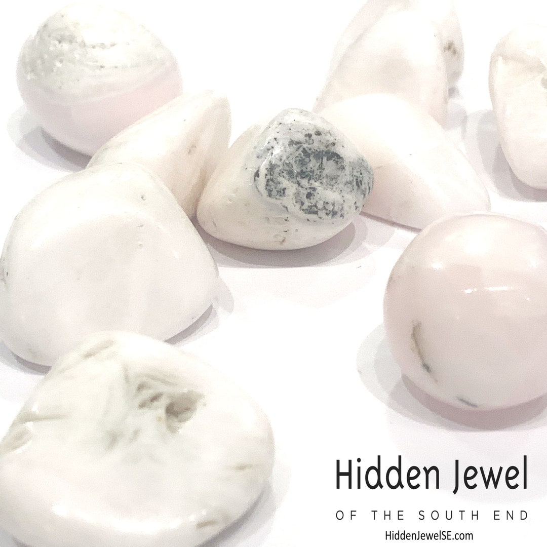 Pink Mangano Calcite Tumble Stone: Ethically Sourced Healing Crystal - Etsy