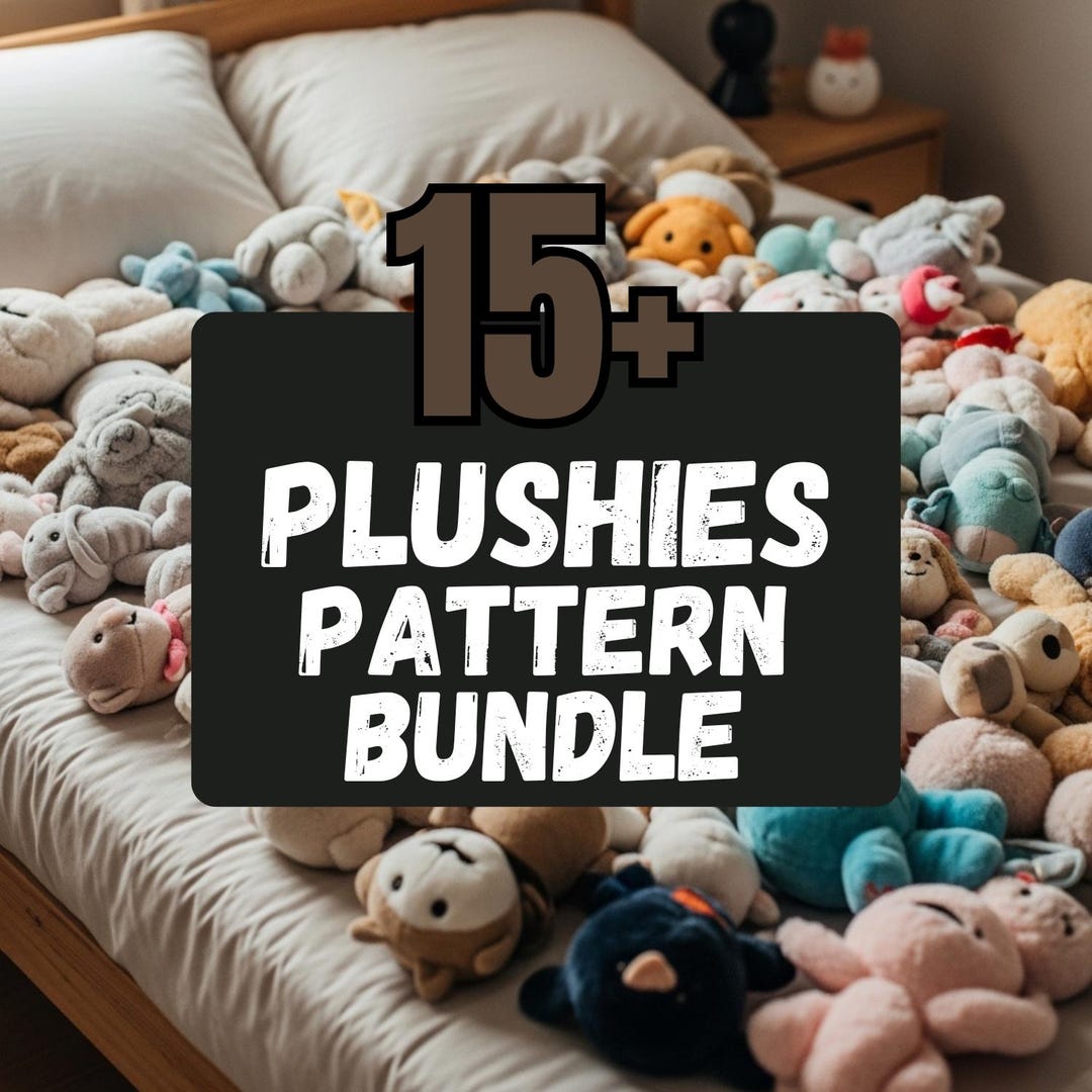 15+ Plushie Patterns Bundle – Plushies Patterns for Adorable Soft Toys ...