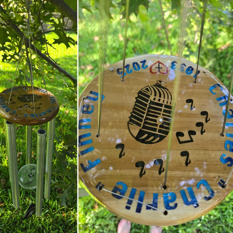 Cancer Survivor Gift Wind Chime, Personalized Remission Keepsake, Ring ...