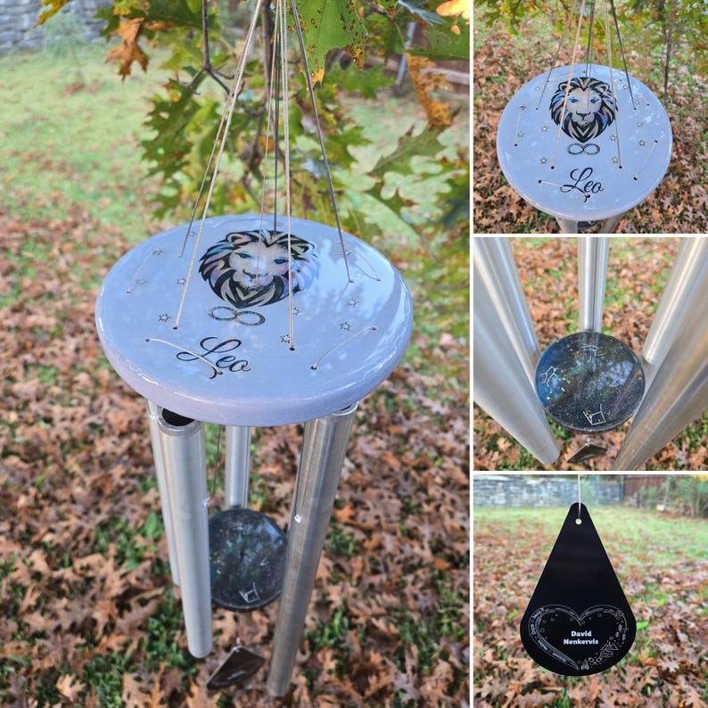 Cancer Survivor Gift Wind Chime, Personalized Remission Keepsake, Ring ...