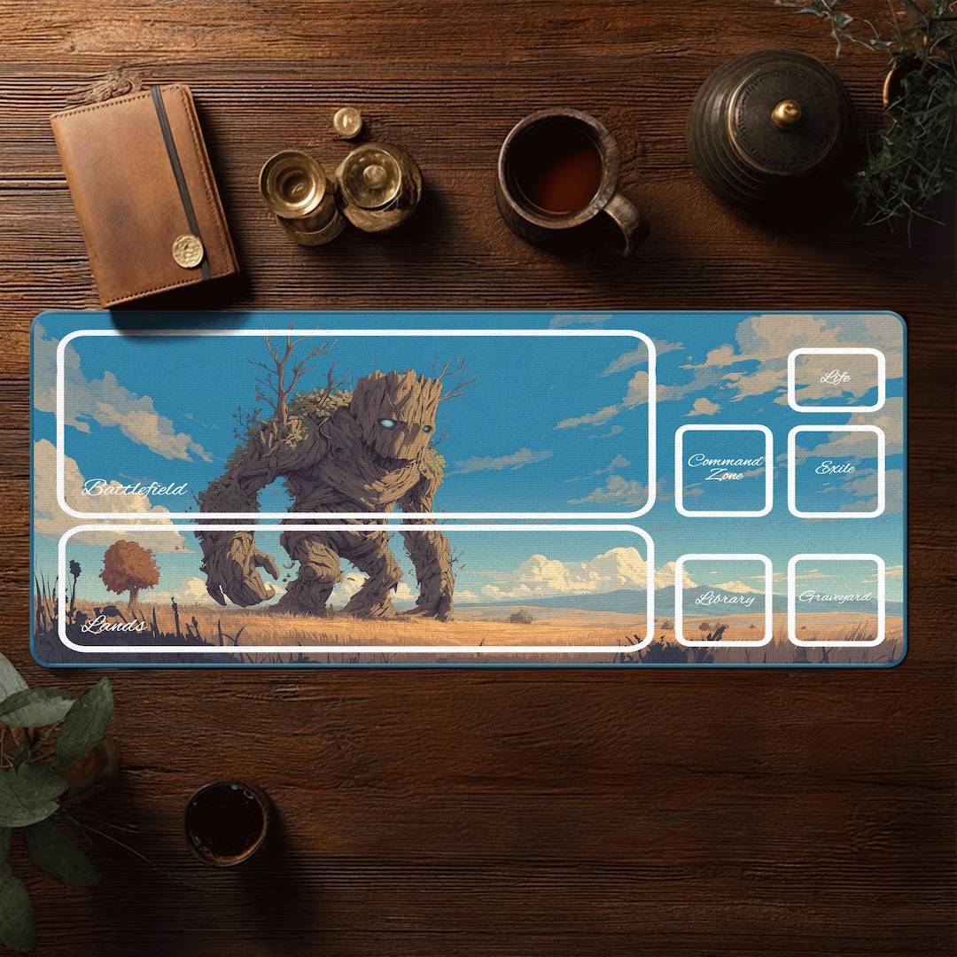 Tree Elemental Playmat - MTG Playmat - Magic the Gathering Deskmat ...