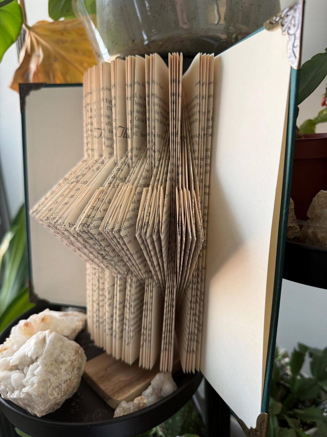 Upcycled Hand Folded Book Sculpture - Etsy