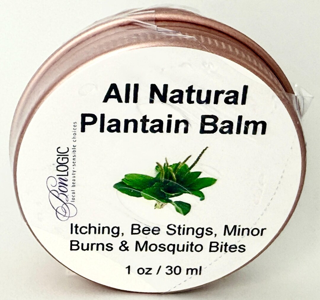 All Natural Plantain Balm for Bee Stings, Mosquito Bites and Minor ...