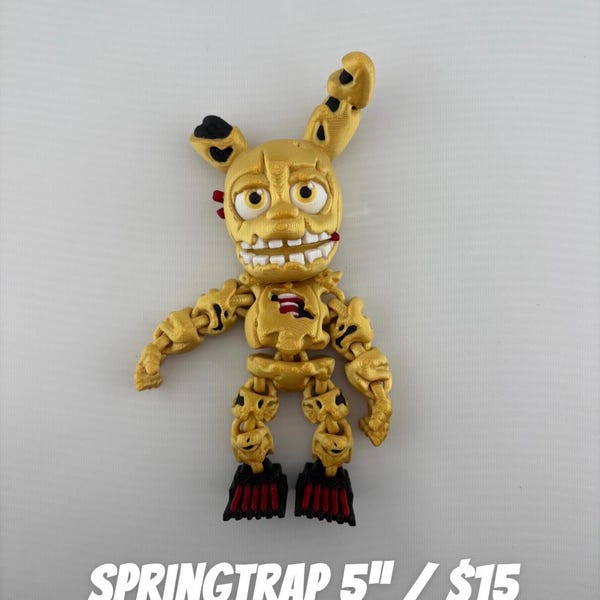 Spring Trap Action Figures - Etsy