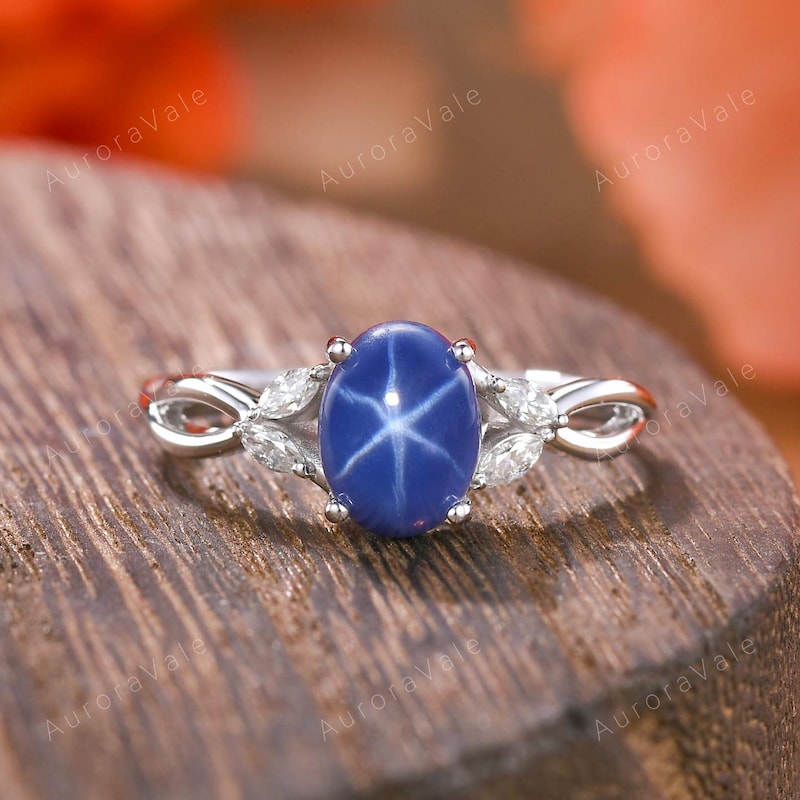 Sapphire Ring - Etsy