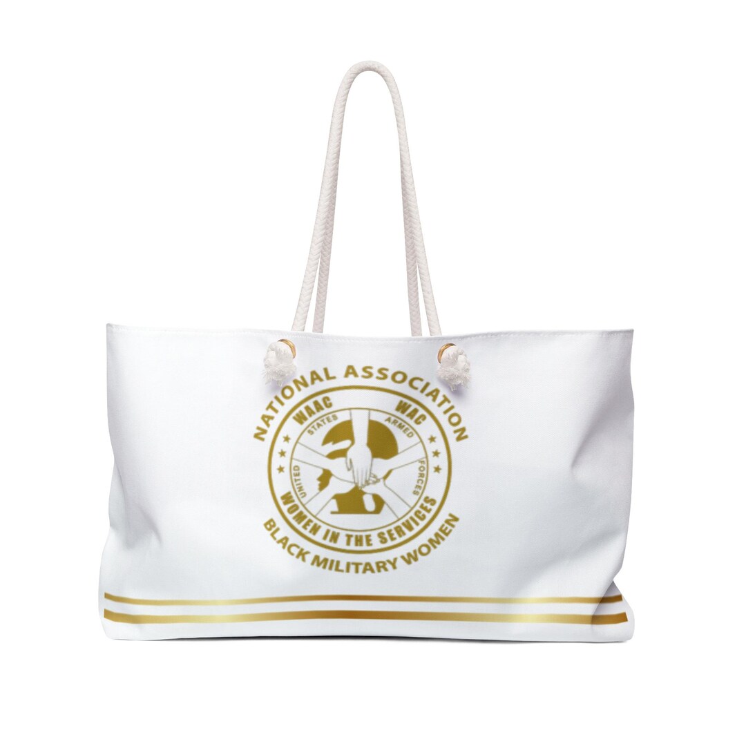 NABMW White Logo Only Weekender Bag - Etsy