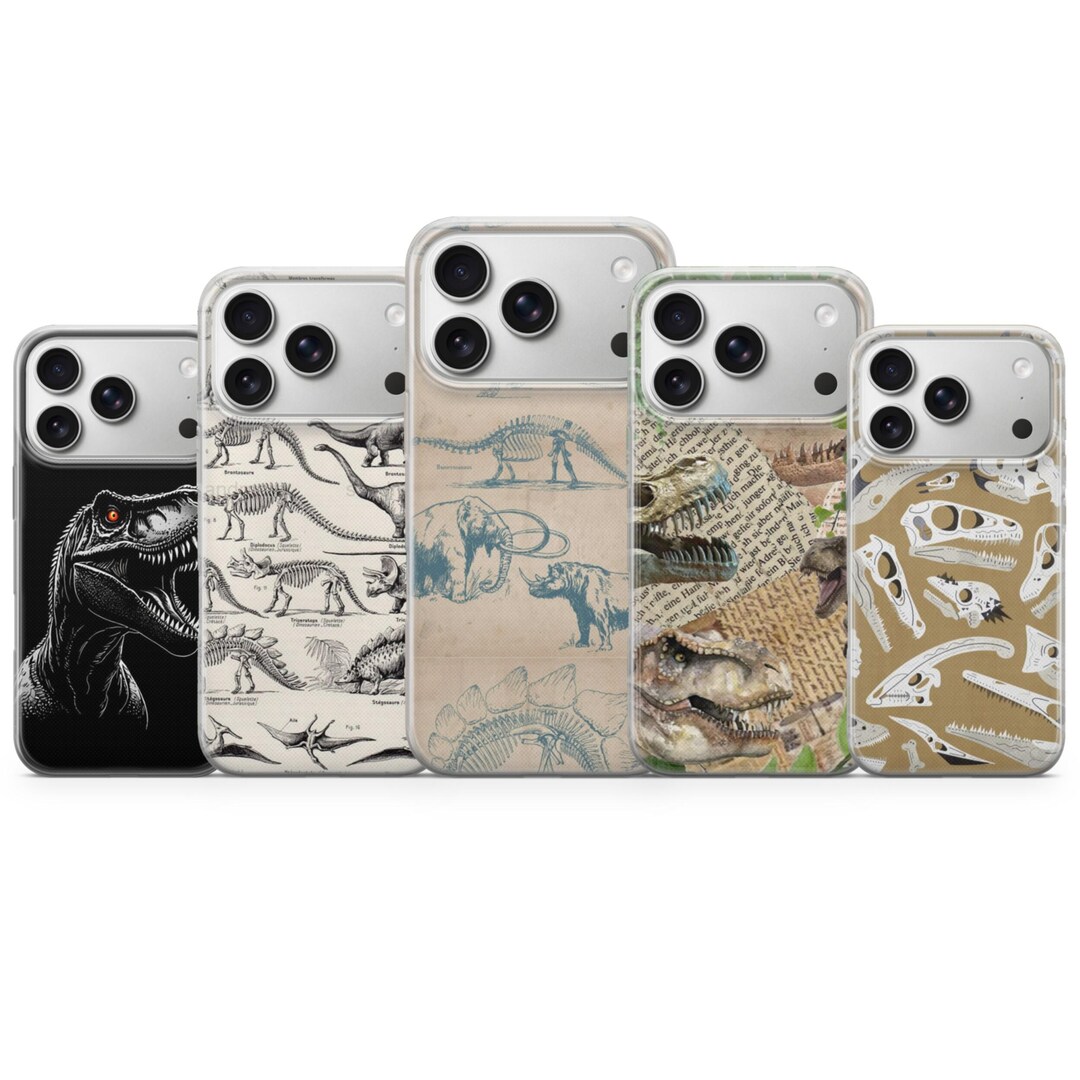 Prehistoric Fossils Phone Case Dinosaurs Cover for iPhone 17 Pro Max ...